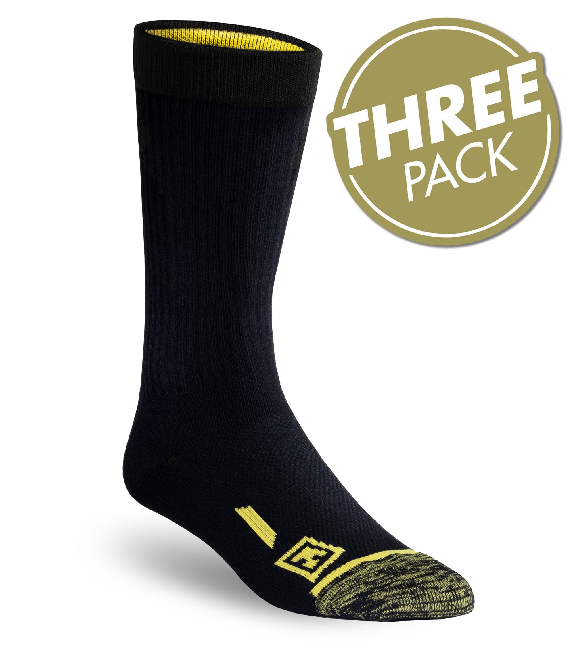 godfreystactical: FIRST TACTICAL - 9" Cotton Duty Sock - 3 Pack - Black