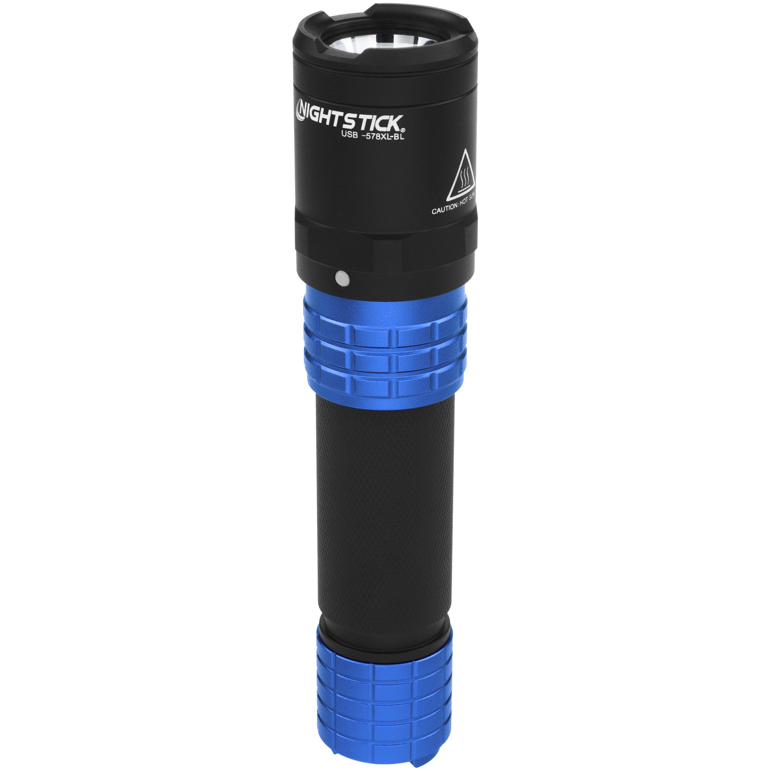 godfreystactical: Metal Dual-Light Rechargeable Flashlight - Blue