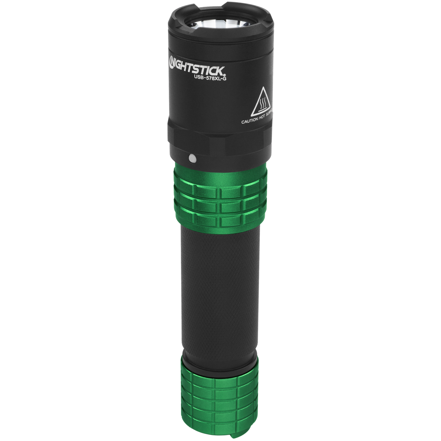 godfreystactical: Metal Dual-Light Rechargeable Flashlight - Green