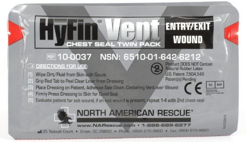 godfreystactical: ELEVEN 10 - HyFin Vent Chest Seal Twin Pack